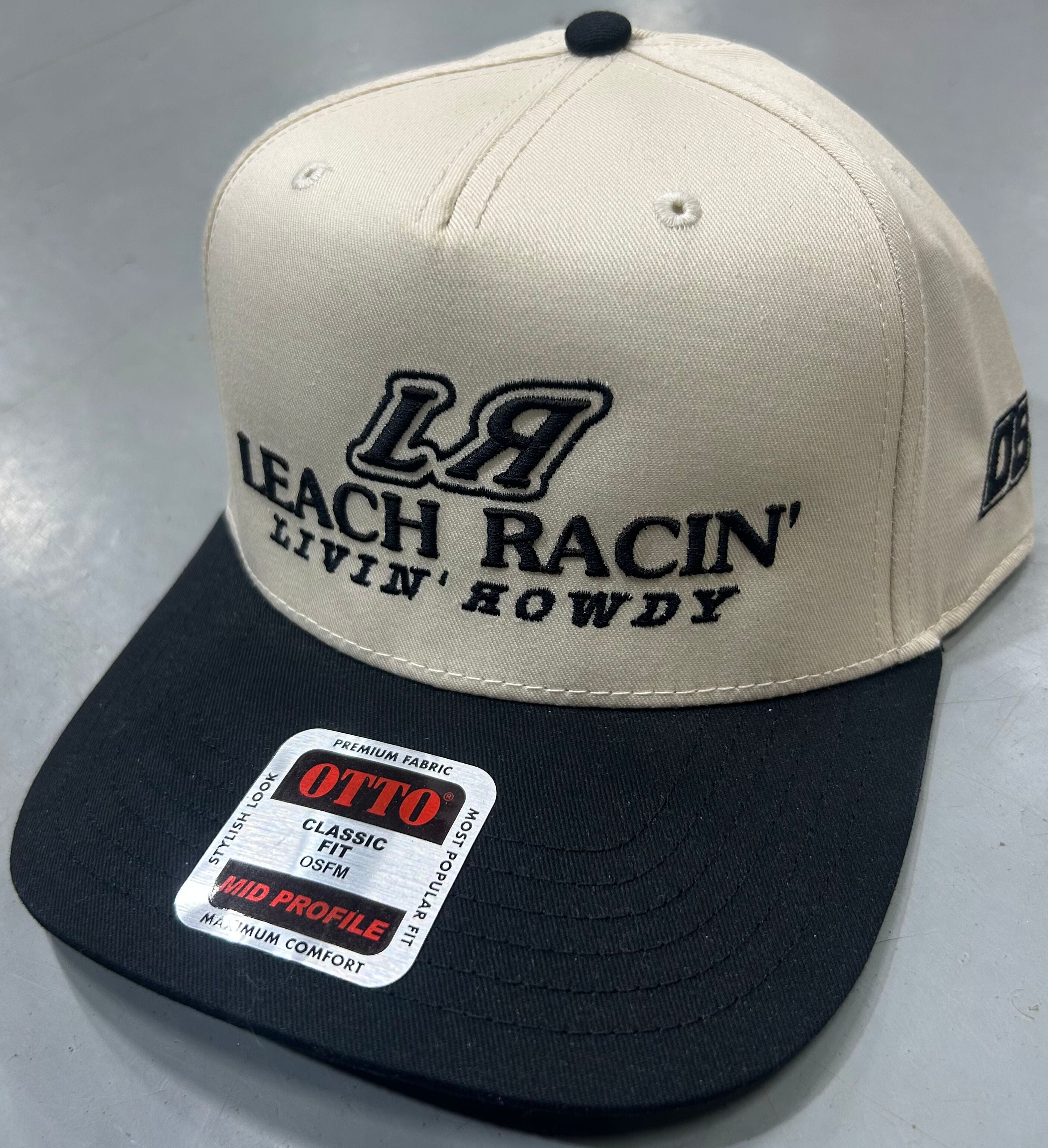 BLACK Leach Racin' Hat – Loenbro Motorsports